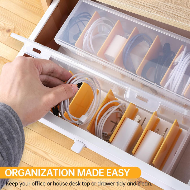 Cable storage organizer store